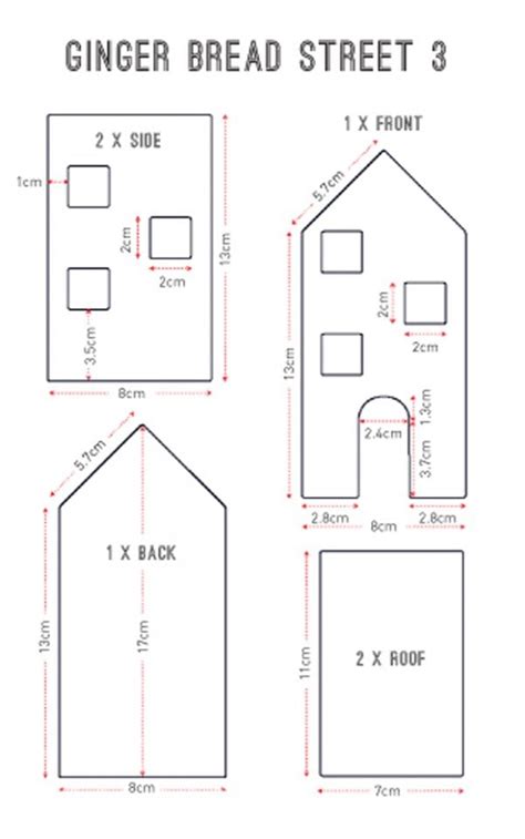 Free Printable Gingerbread House Templates Prntbl