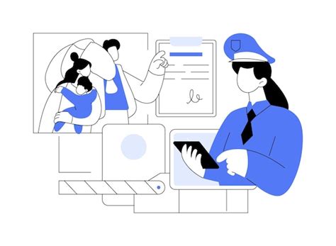 Premium Vector Migration Policy Abstract Concept Vector Illustration