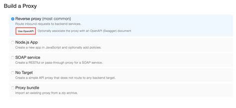 Create An Api Proxy From An Openapi Specification Apigee Docs