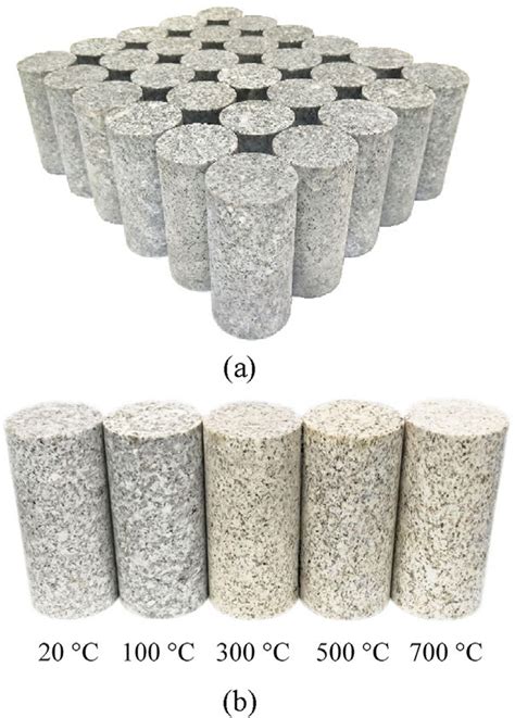 Granite Specimens Used In The Present Test A Fresh Granite Specimens Download Scientific