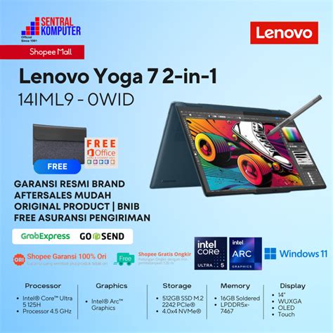Jual Lenovo Yoga In Oled Ultra H Gb Gb W Ohs Wuxga Evo Shopee Indonesia