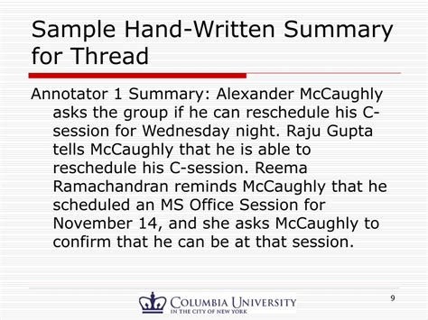 Ppt Summarizing Threads Of Email Conversations Using Qa Pairs Detection To Improve Extractive