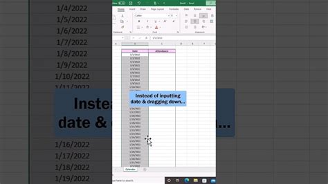 Date And Dragging Down Shortcut Keys Excelformulas Excel Spreadsheetmagic Exceltricks Youtube