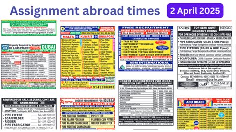 Assignment Abroad Times Today Pdf 21 Dec 2024
