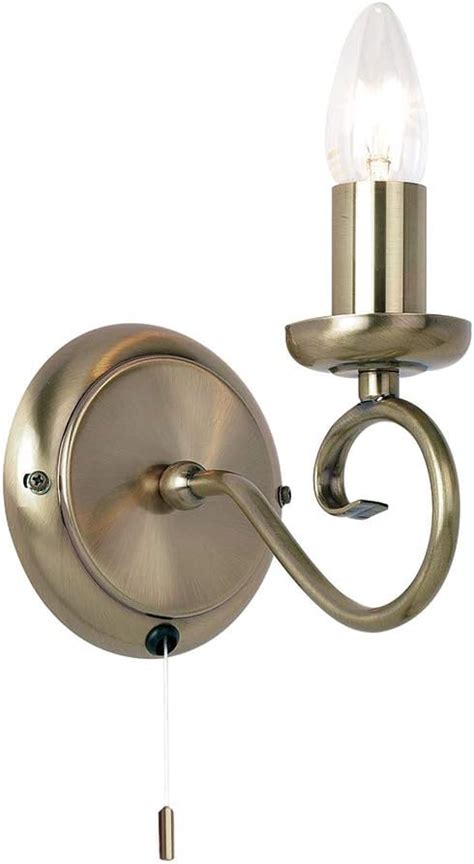 Londonspot კედლის ბრა ერთ ნათურიანი ანტიკური ფერი