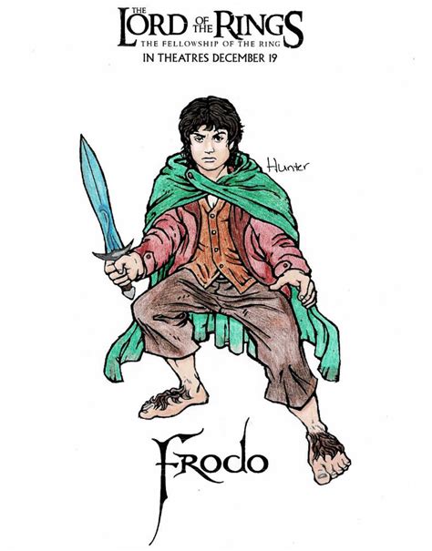 Lotr Frodo Coloring Page By Helliott283 On Deviantart