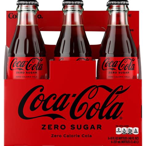 Coke Zero Glass Bottle