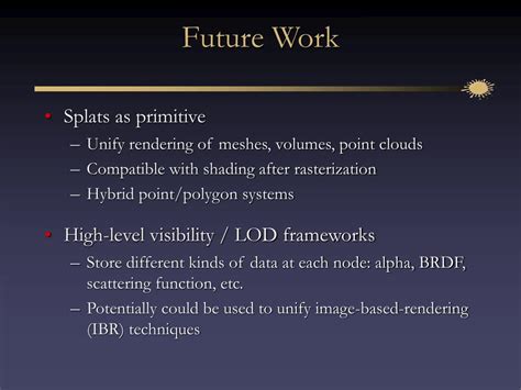 ppt a multiresolution point rendering system for large meshes