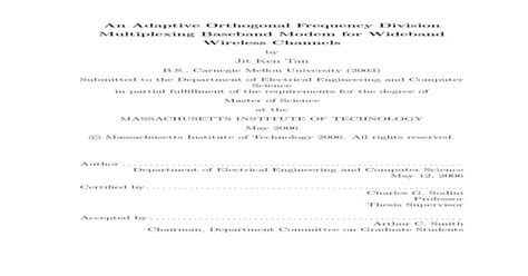 Download Pdf An Adaptive Orthogonal Frequency Division Multiplexing