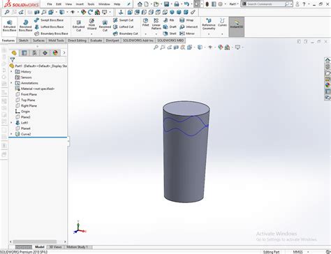 Pattern Curve Rsolidworks