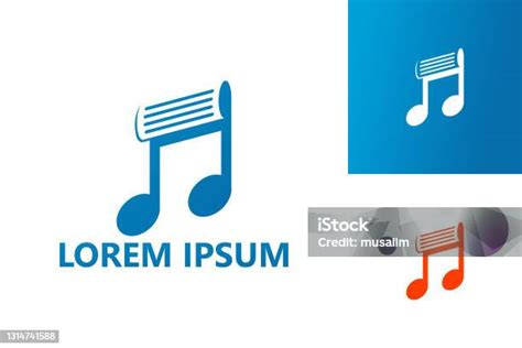 음악 문서 로고 템플릿 디자인 벡터 엠블럼 디자인 개념 창조적 인 기호 아이콘 Mp3 플레이어에 대한 스톡 벡터 아트 및 기타 이미지 Mp3 플레이어 교육 노래
