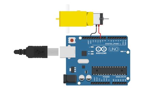 Circuit Design Hobby Motor Control Tinkercad