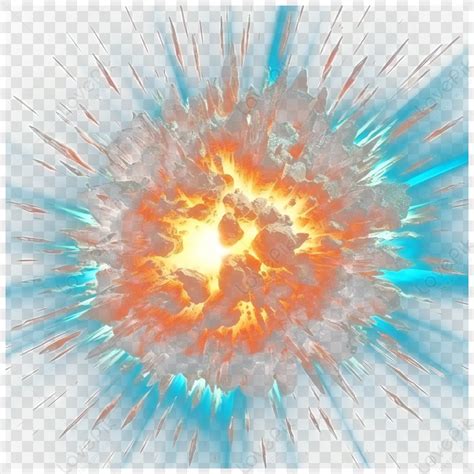 현실적인 사진 불꽃 불타는 폭탄 화약 폭발 연기 조명 효과 장식 패턴플래시스트로브 Png 일러스트 무료 다운로드 Lovepik