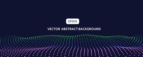 3d 추상 벡터 입자 파 배경 Ai 기술 와이어 네트워크 미래 와이어 프레임 인공 지능 0명에 대한 스톡 벡터 아트 및 기타 이미지 Istock