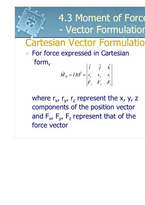 6161103 4 3 moment of force vector formulation