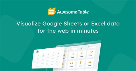 get started awesome table