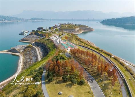 湖北秭归冬日三峡生态美