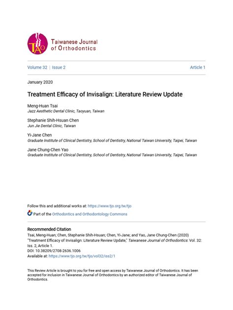 Review Of Invisalign System Pdf Orthodontics Dentistry