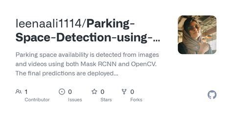 GitHub Leenaali1114 Parking Space Detection Using Mask RCNN And