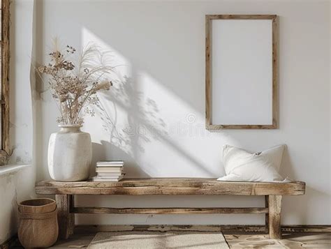 Warm Inviting Interior With Neutral Colors And Textures Perfect For