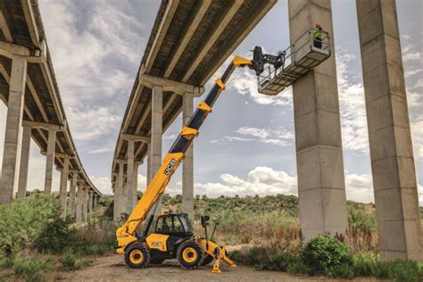 Jcb Offers Extensive Loadall Aerial Work Platform Range