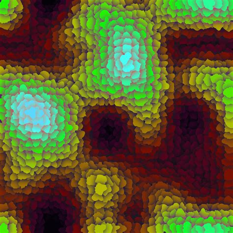 Floral Terrain Javascript Oc Rgenerative