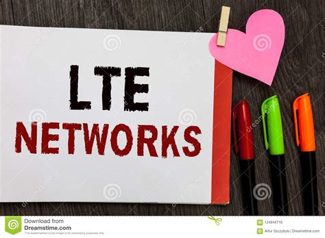 Word Writing Text Lte Networks Business Concept For Fastest Network Connection Available For