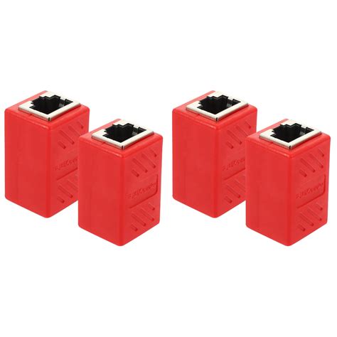 4 Pcs Ethernet Extender Connector Female To Female Ethernet Coupler