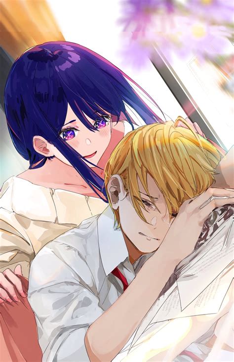 Hoshino Ai And Hoshino Aquamarine Oshi No Ko Drawn By Funi Mu Danbooru