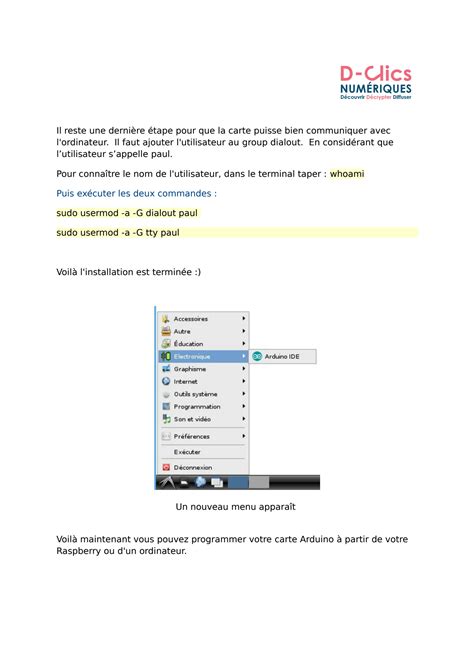 Solution Installation Arduino Linux Studypool