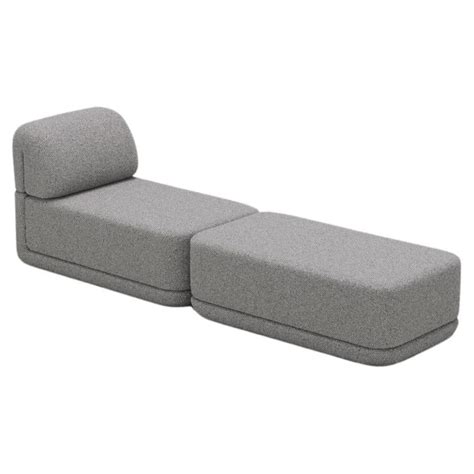 The Cube Sofa Sofa Slim Set Grey Bouclé For Sale At 1stdibs Slim Sofa Set Cube Couch