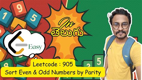 🧮 Leetcode 905 Sort Even And Odd Numbers By Parity 🔁 Sorting Two