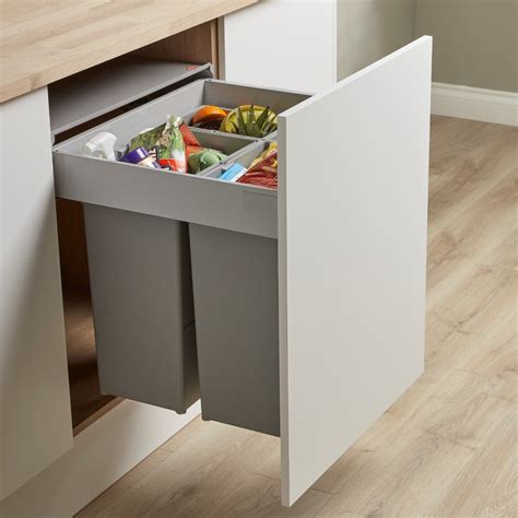 In Cupboard Kitchen Bins With 4 Compartments Binopolis