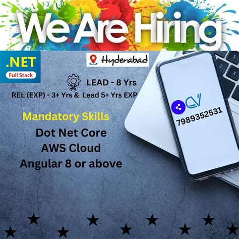 shiva ram on linkedin wearehiring dotnetdevelopers aws hyderabadjobs fullstackdevelopment…