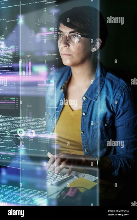 Writing Code And Developing Software Cropped Shot Of A Young Computer