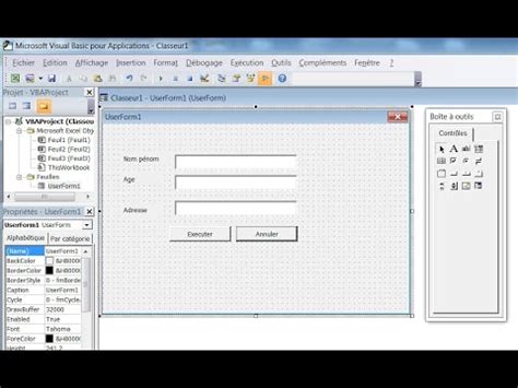 Introduction Au Langage VBA Sous Excel YouTube
