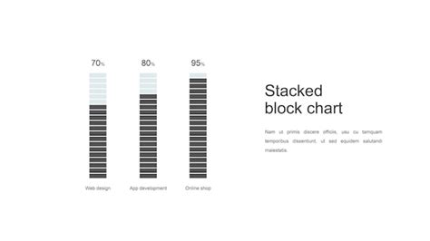 Premium Vector Block Chart