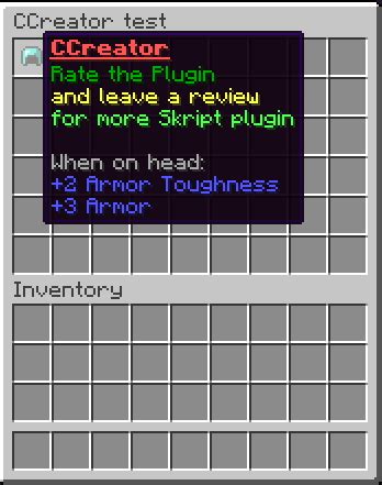 Skript CCreator SpigotMC High Performance Minecraft