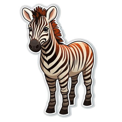 Premium Vector Zebra Vector Cute