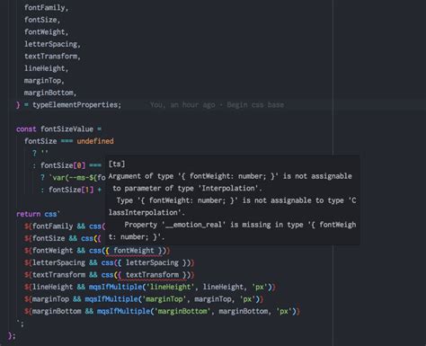Improve Typings For Interpolations · Issue 735 · Emotion Jsemotion · Github