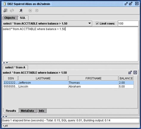 Squirrel Sql Client A Single Open Source Front End To Interact With