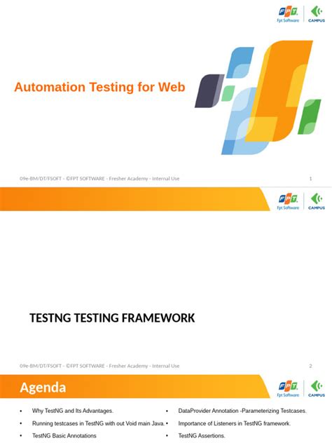Testng Testing Framework Pdf Software Testing Unit Testing