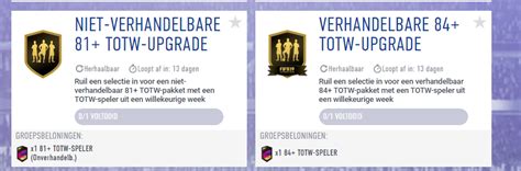 Totw Upgrade Sbc 81 Untradeable And 84 Tradeable Reasportsfc
