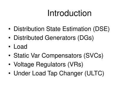 Ppt Application Of Honey Bee Mating Optimization On Distribution State Estimation Including