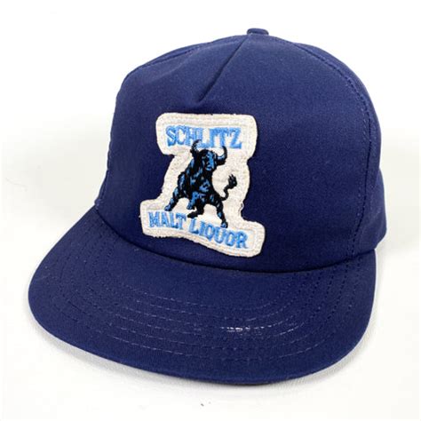 Vintage 80s Schlitz Malt Liquor Hat Cobblestore Vintage