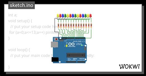 14 Lampu Copy Afwan Wokwi Esp32 Stm32 Arduino Simulator