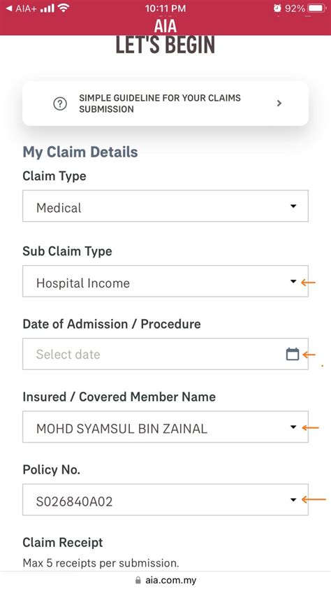 Cara Buat Tuntutan Pendapatan Hospital AIA