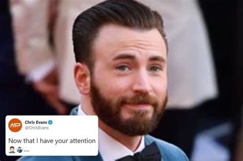 Chris Evans Pokes Fun At Nude Photo Leak By Urging Fans To Vote The