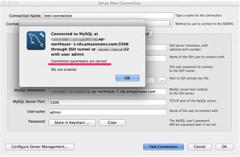 Mysql Workbenchから踏み台サーバ経由でrdsに接続する Developersio