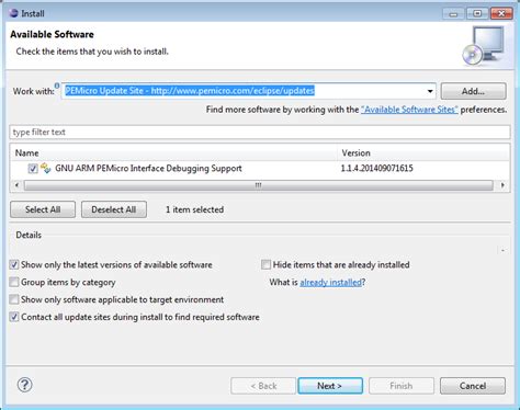 Pande Eclipse Update Site For Gnu Arm Eclipse Plugins Mcu On Eclipse
